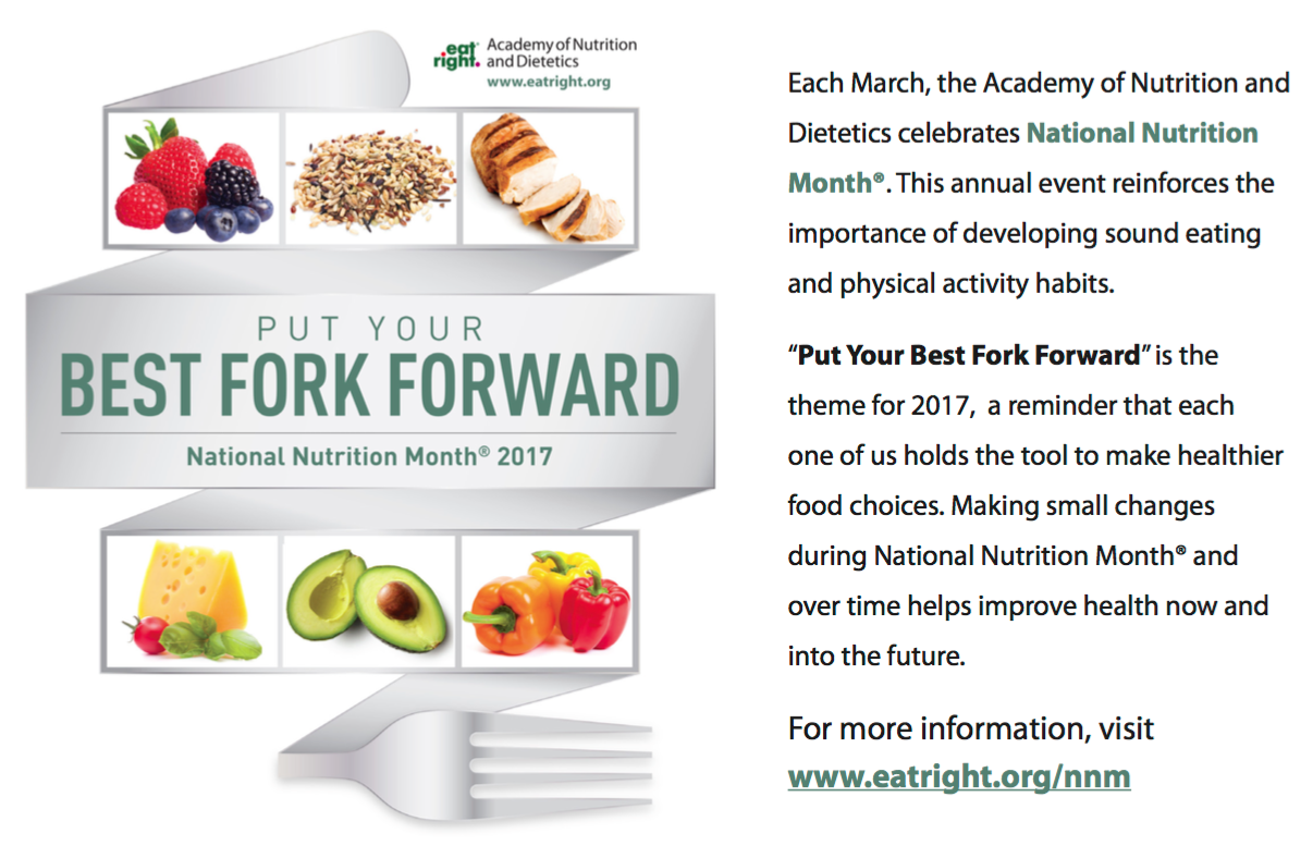 Tuesday Tip #206: Learn From National Nutrition Month - Silver Creative ...